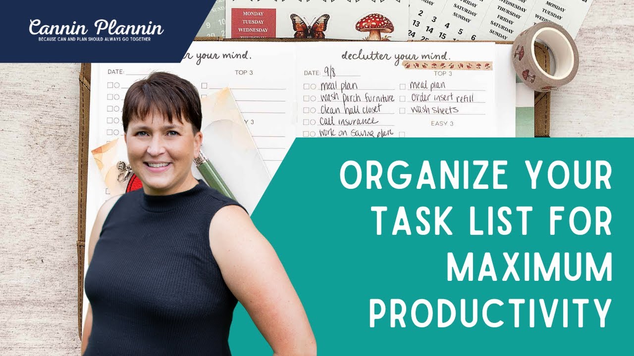 Organizing Your Task List for Maximum Productivity - YouTube