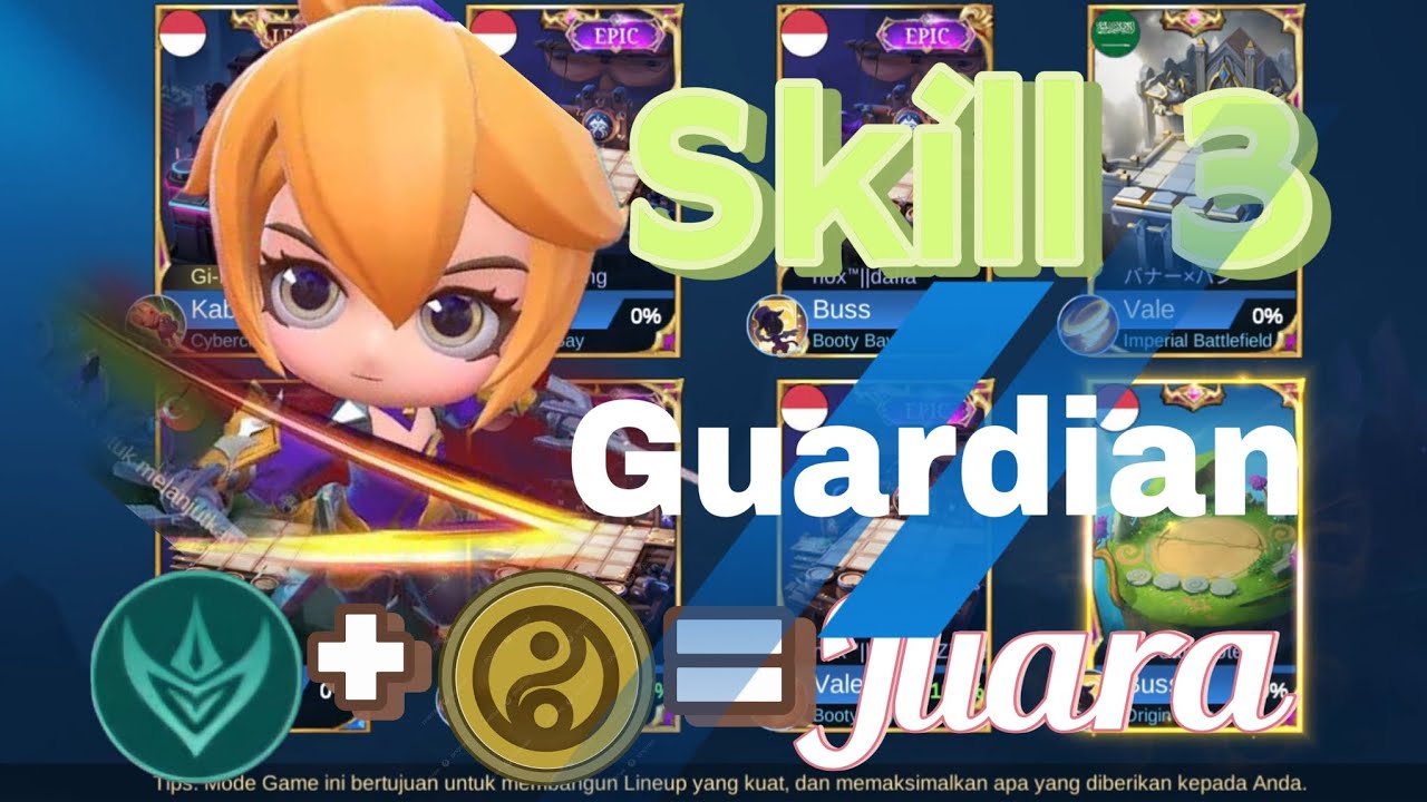 Fani skil 3 || Darah badak || Guardian || Mobile legend || Magic chess ...