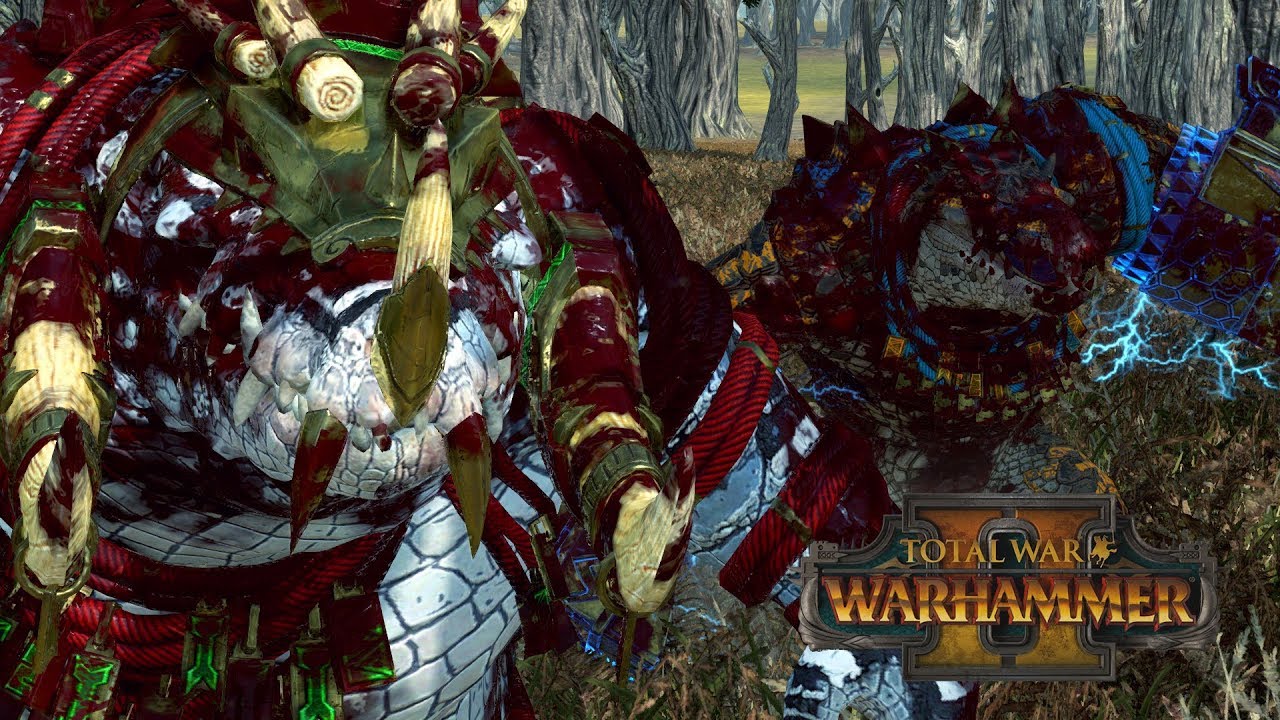 Kroxi Ancient DESTROYS Morghur // Lizardmen vs Beastmen // Total War ...