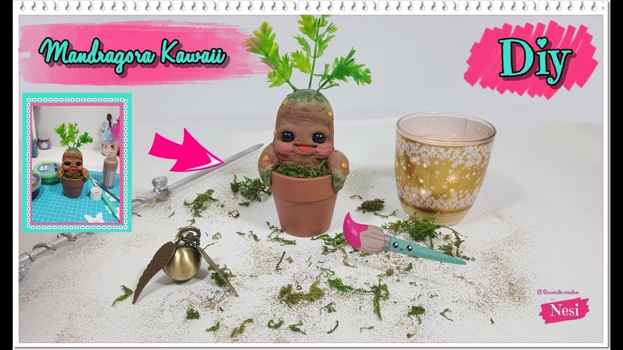 DIY Mandrake Kawaii Tutorial - YouTube
