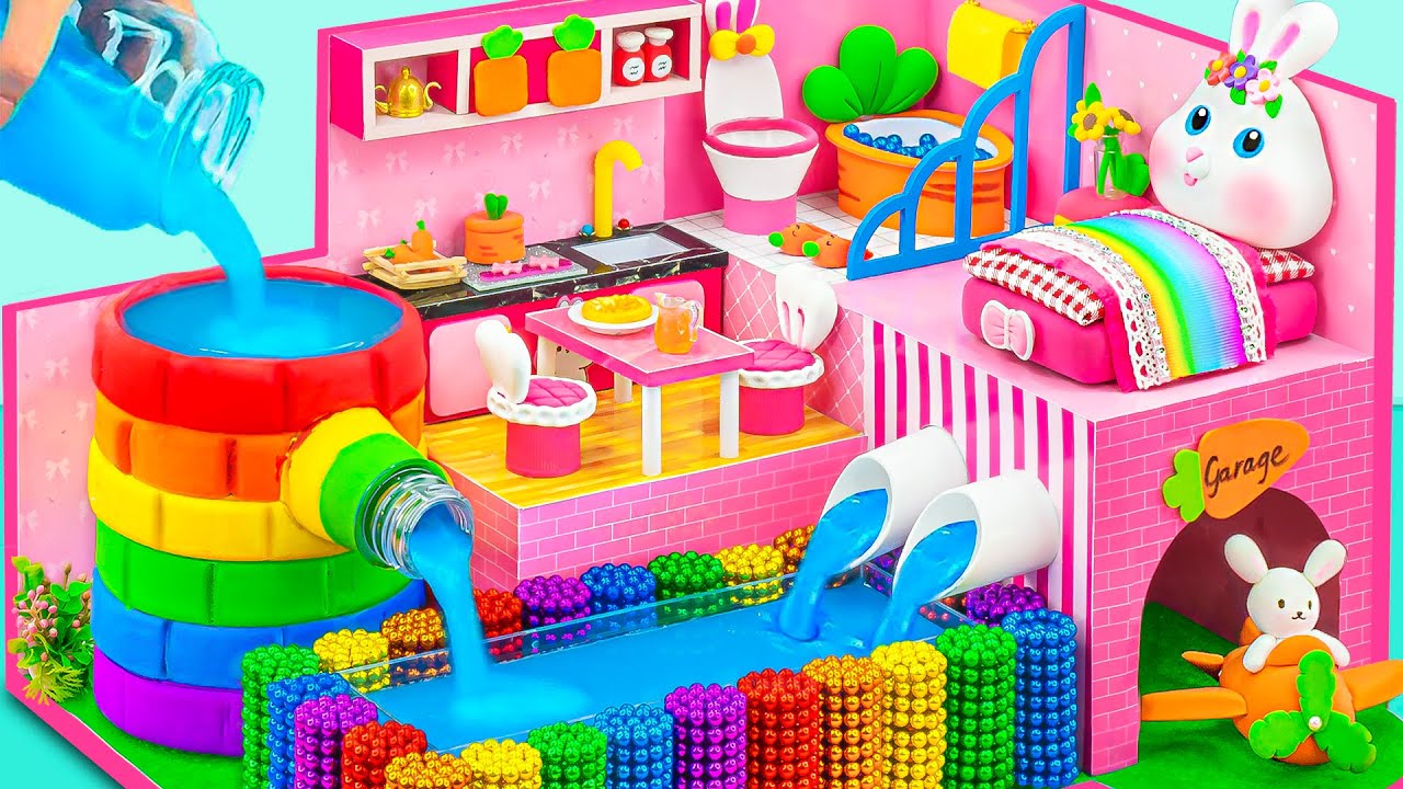 Build Rainbow Well, Automatic Water to Underground Magnet Swimming Pool ...