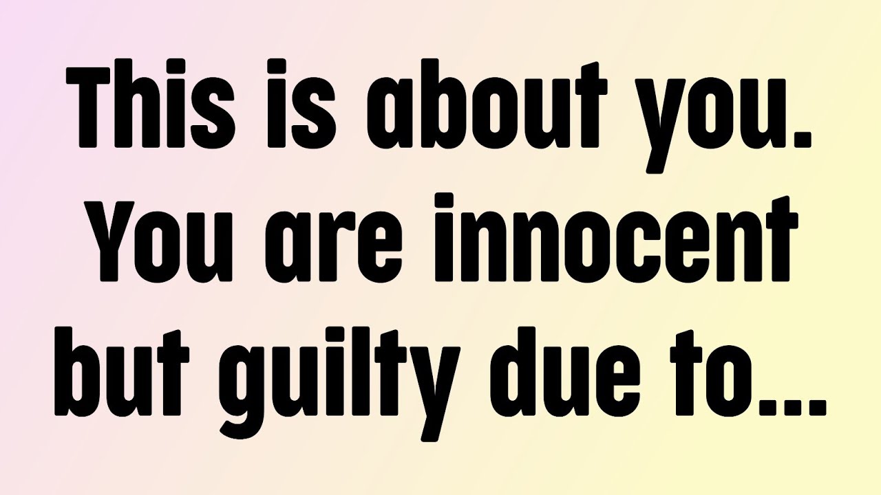 🌈God message today | This is...You are innocent but guilty due to...|🙏 ...