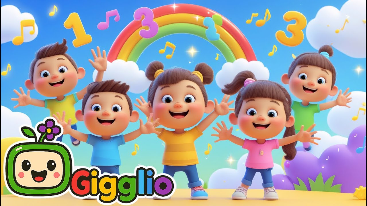 One Little, Two Little, Three Little Fingers | Gigglio Nursery Rhymes ...