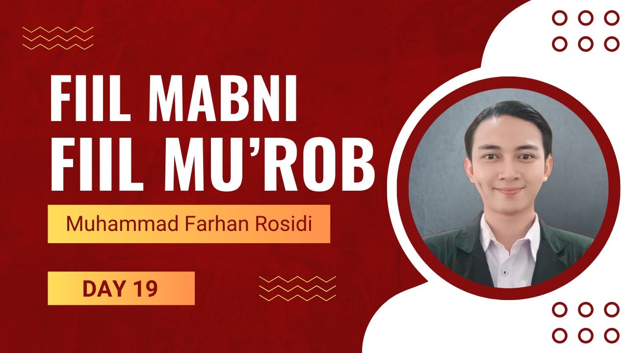 Day 19 Fiil Mabni dan Mu'rob - YouTube
