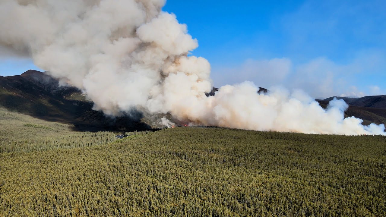 Behold the Smoke - Grayling Lake Fire 1 of 2 - YouTube