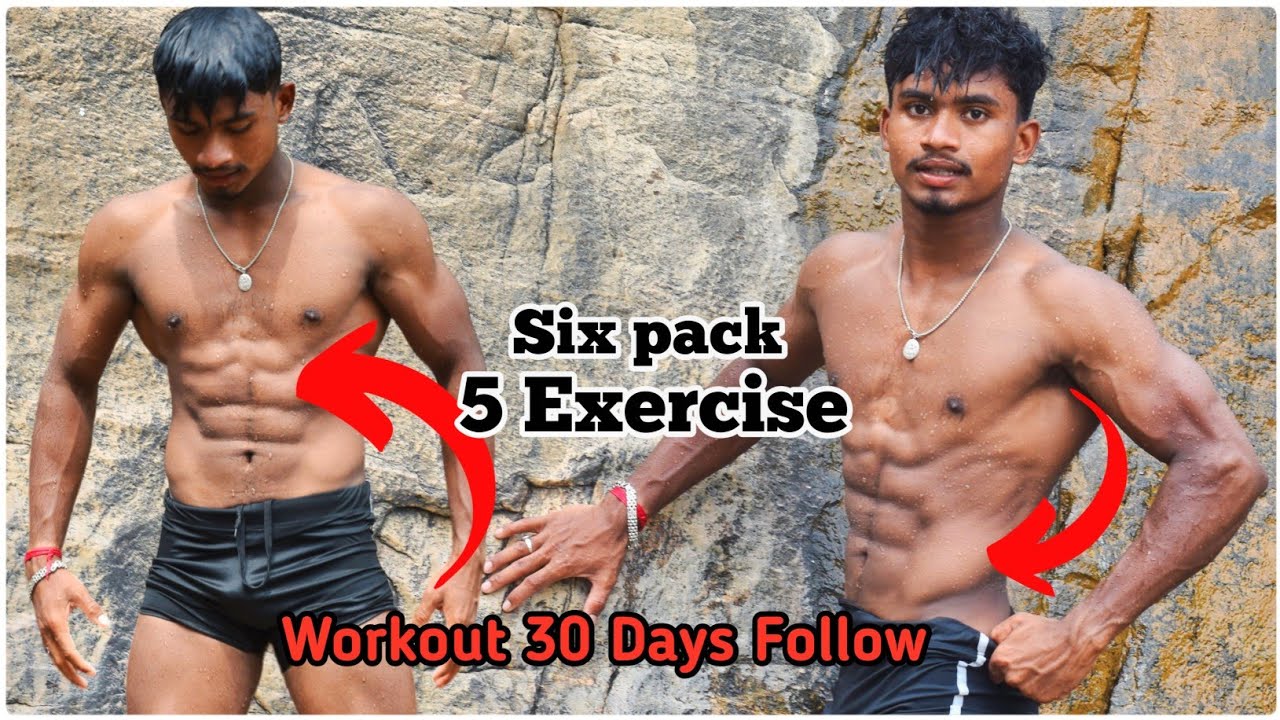 Six pack workout . 5 Exercises at home! (at home on equipment ) # ...