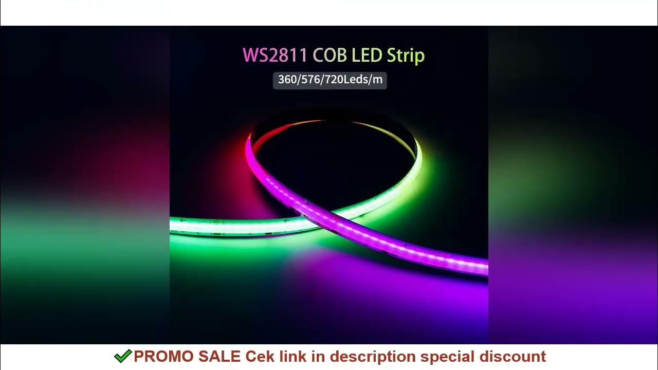 WS2811 RGBIC COB LED Light Strip 360 576 720Leds/m WS2812B Dream Color Flexible FOB Light Tape ...