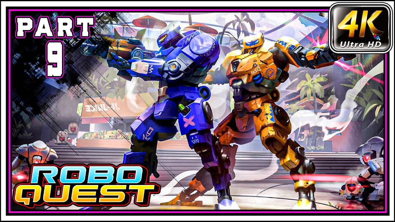 ROBOQUEST Full Gameplay Walkthrough PART 9 - Haven City [4K 60FPS] - No ...