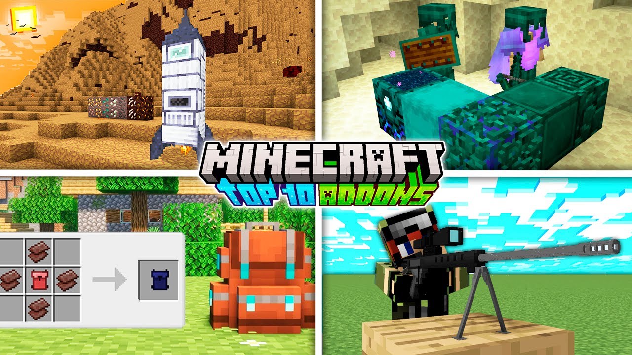 🔥 TOP 10 ADDONS JÁ ATUALIZADOS PARA SEU MINECRAFT PE 1.20 OFICIAL! Part ...