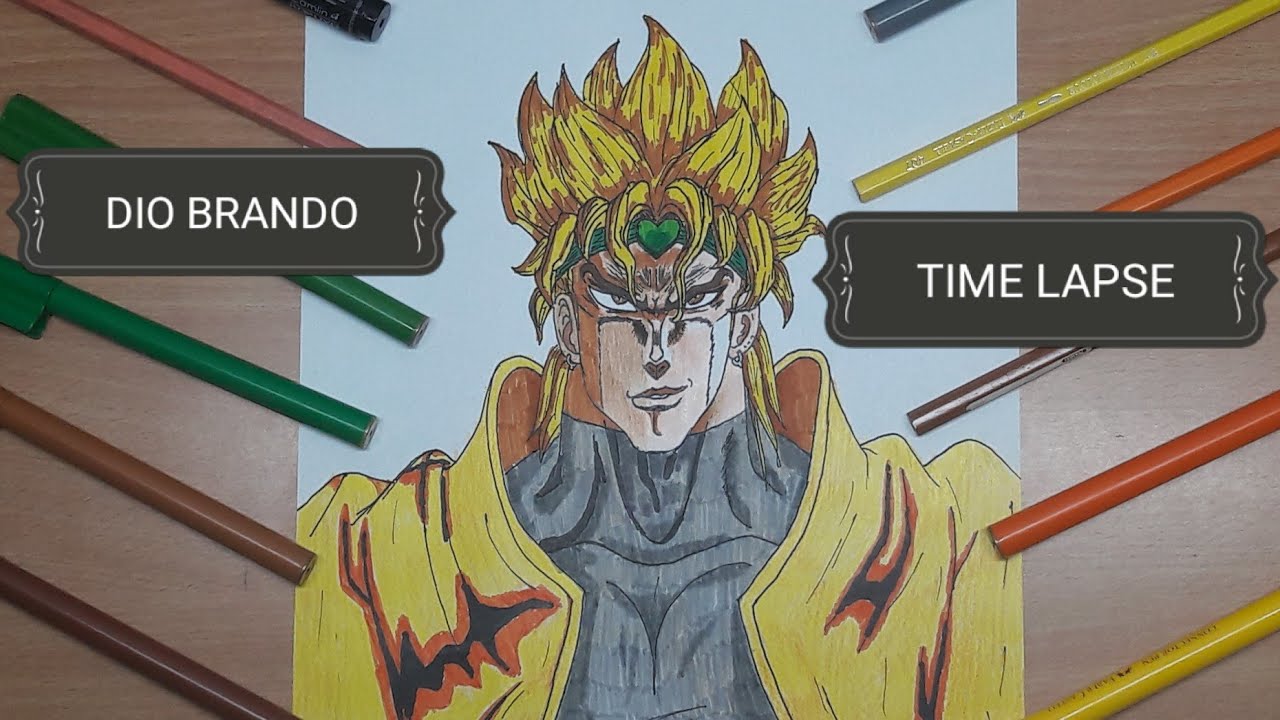 Speed Drawing-DIO BRANDO | Art Channel - YouTube