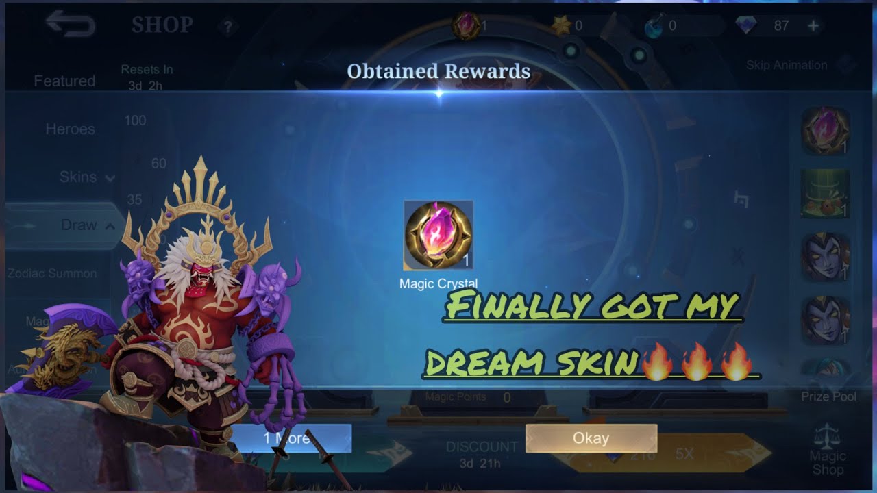 Finally!! Got Franco Legend Skin|King of Hell #mlbb #mobilelegends # ...