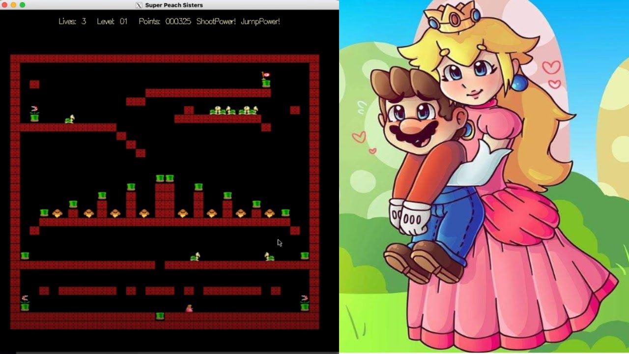 Demo: Super Peach Sisters Game - YouTube