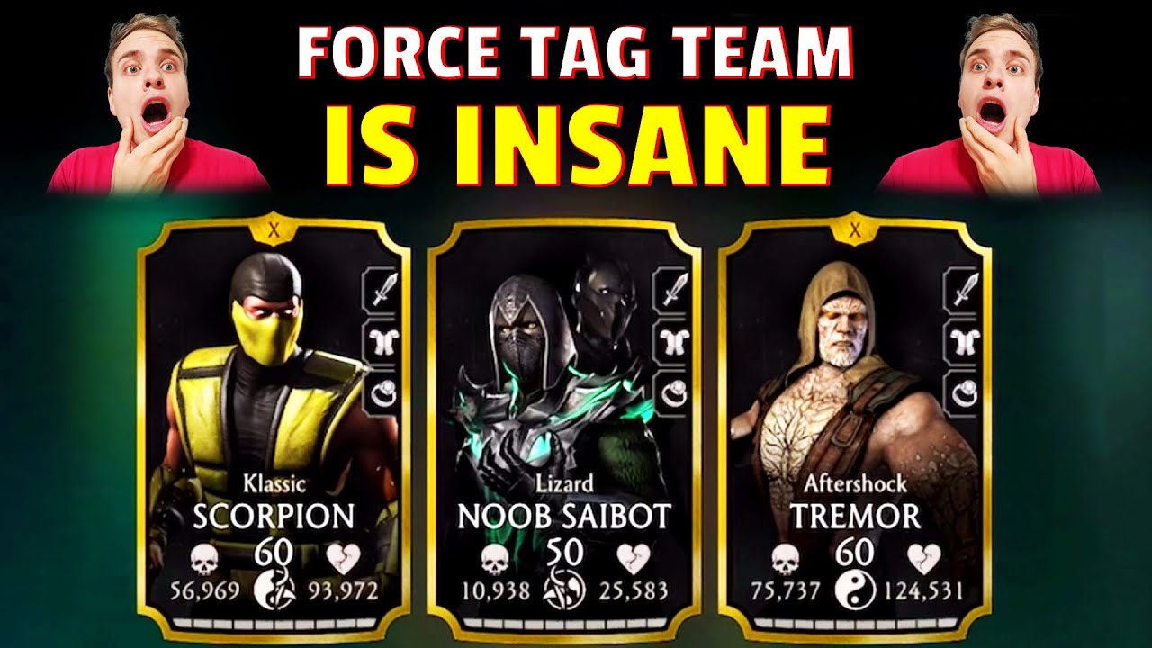 MK Mobile. Never Let Them Tag Out. Force Tag Team is EPIC! - YouTube
