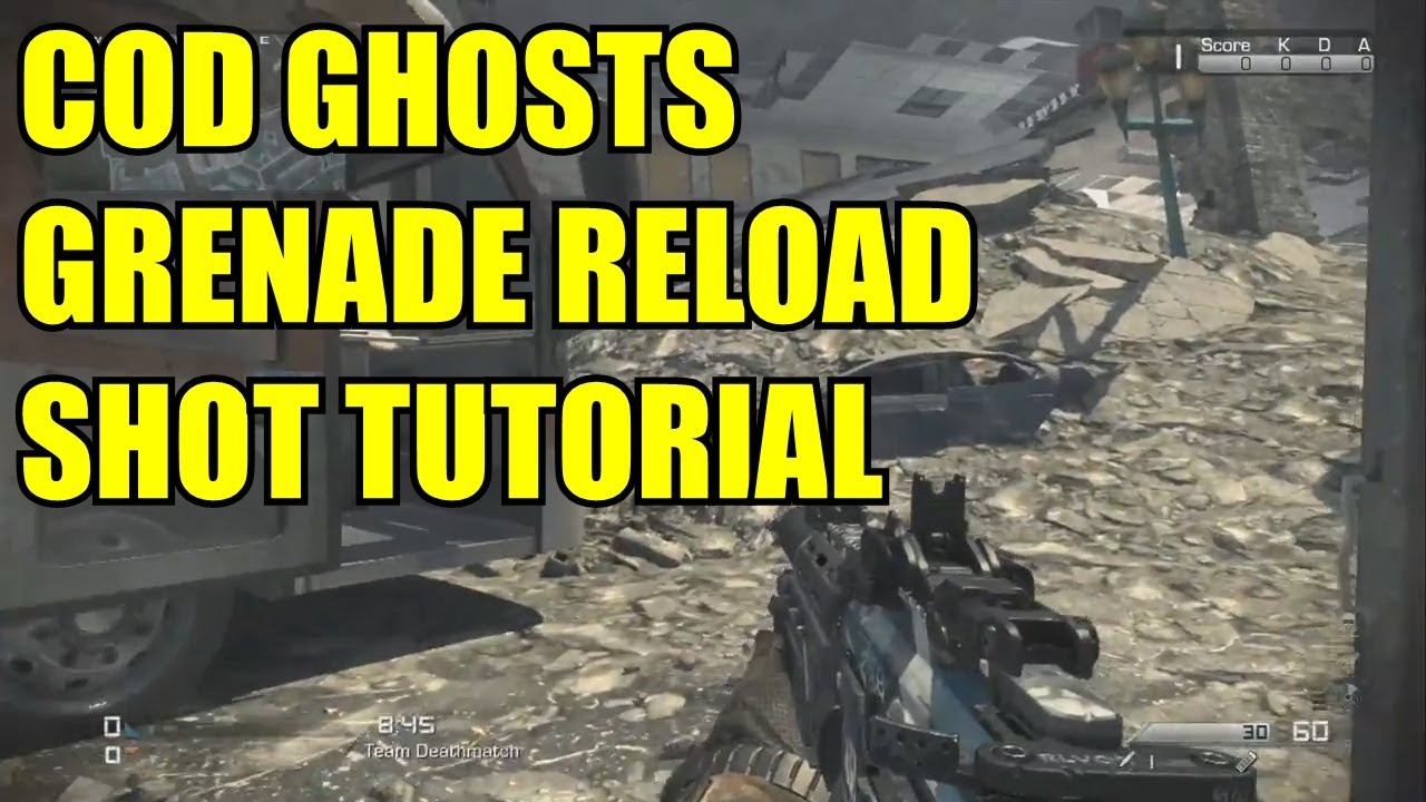 Call of Duty Ghosts - Trickshot Tutorial #4 - Grenade Reload Shot (COD Ghosts Trickshot Tutorial ...