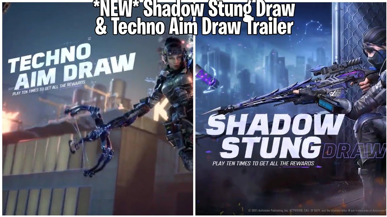 *NEW* Shadow Stung Draw & Techno Aim Draw Trailer codm season 10 Leaks ...