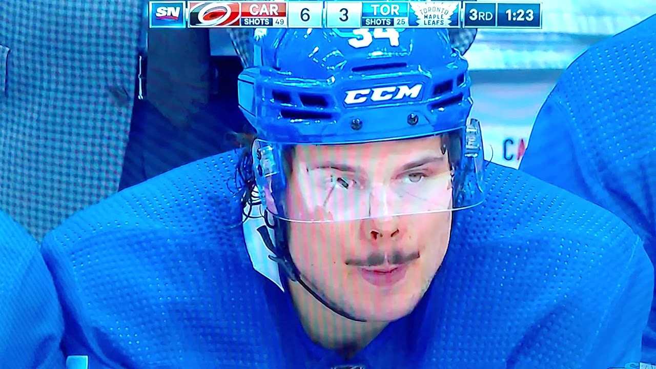 DAVID AYRES emergency backup goalie first win vs Toronto Maple Leafs ...