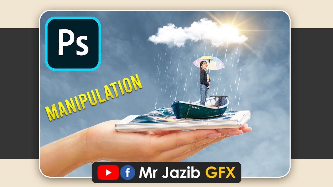 Mobile in Hand Manipulation | Adobe Photoshop | Mr Jazib GFX - YouTube