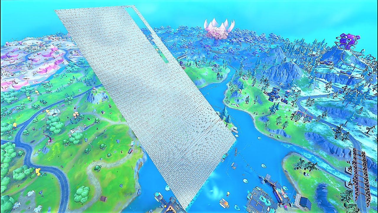 I Built a GIANT Staircase in Fortnite! - YouTube