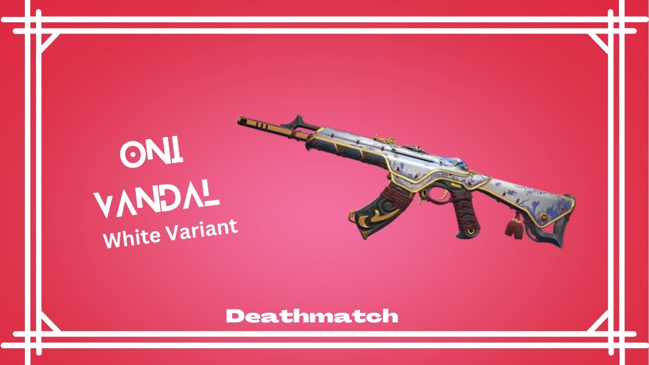 Oni Vandal White Variant (Vandal Oni Variante Branca) Deathmatch ...