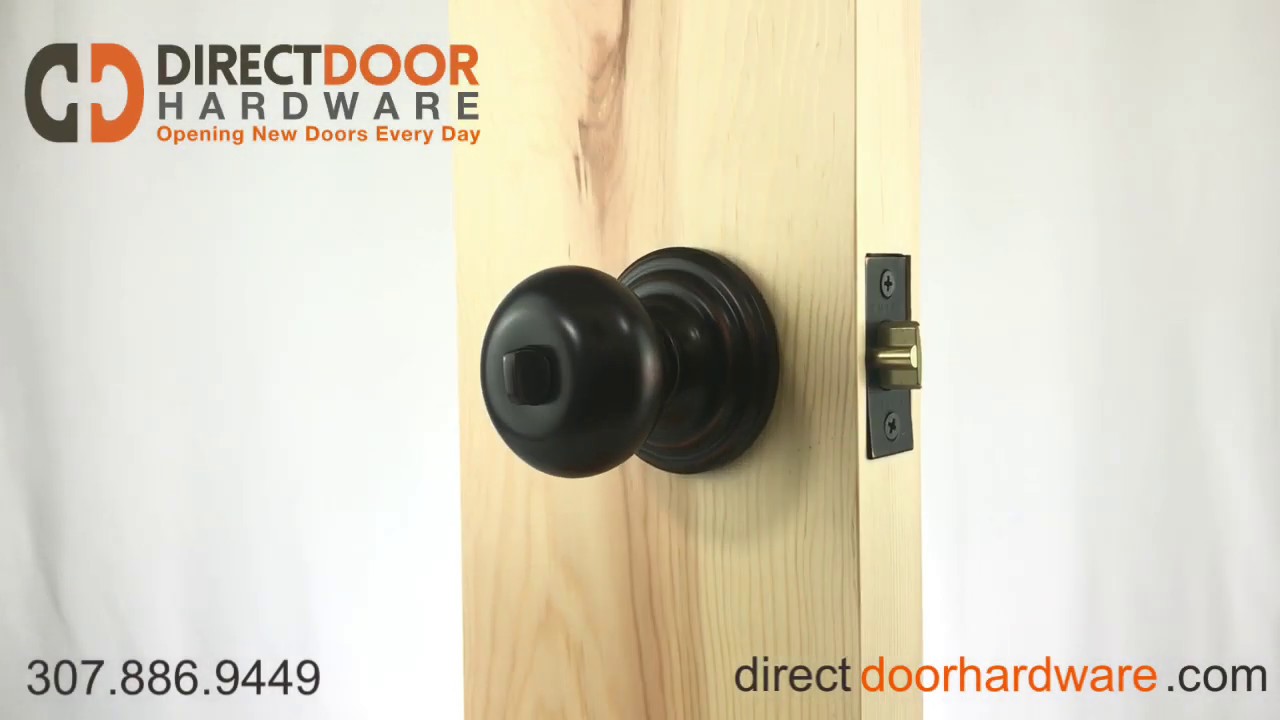 Emtek Providence Keyed Entry Knob with Regular Rosette in Oil Rubbed ...