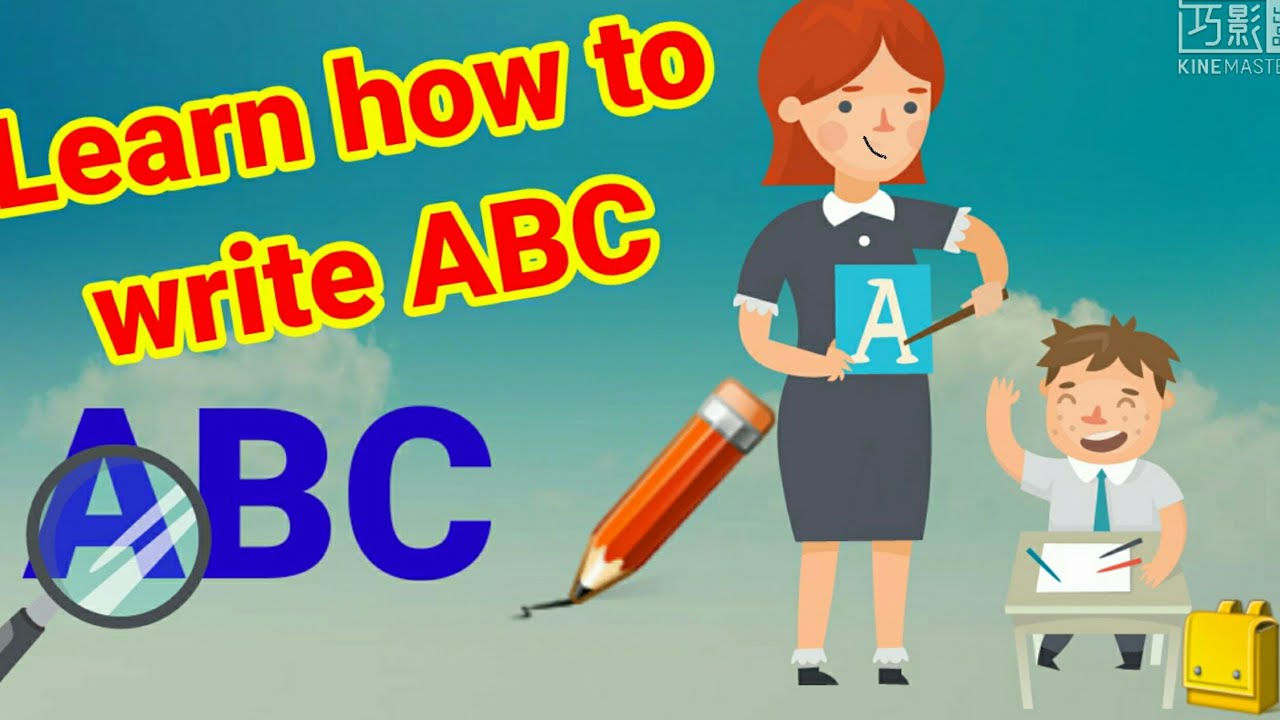 Learn how to write ABC😊 (learn abc)😃 - YouTube