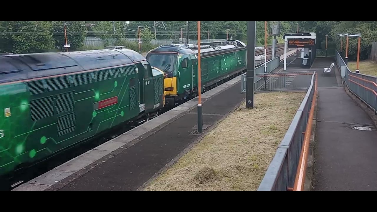 37 608 Pulls 93 001 Through Longbridge on its way to Long marsden - YouTube