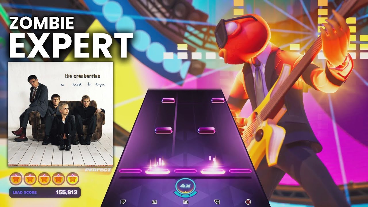 Fortnite Festival - "Zombie" Expert Lead 100% Flawless (206,948) - YouTube