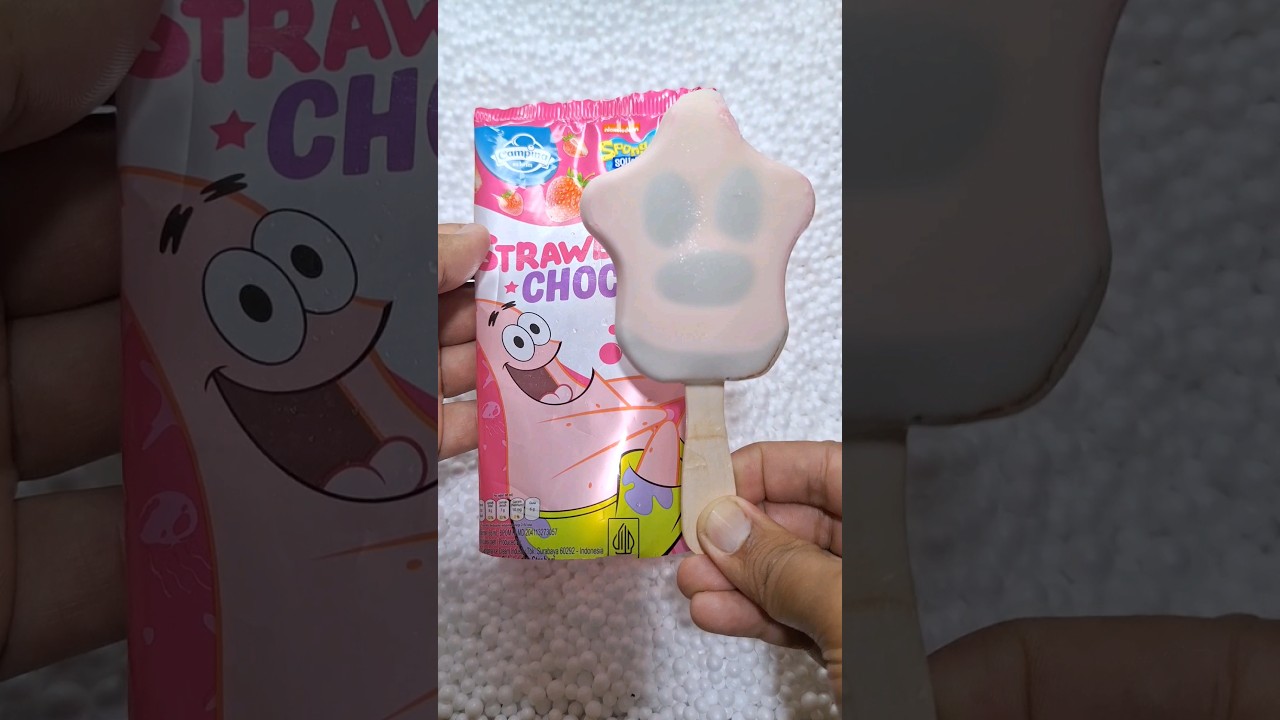 hunting dan membersihkan ice cream campina patrick star dalam butiran ...