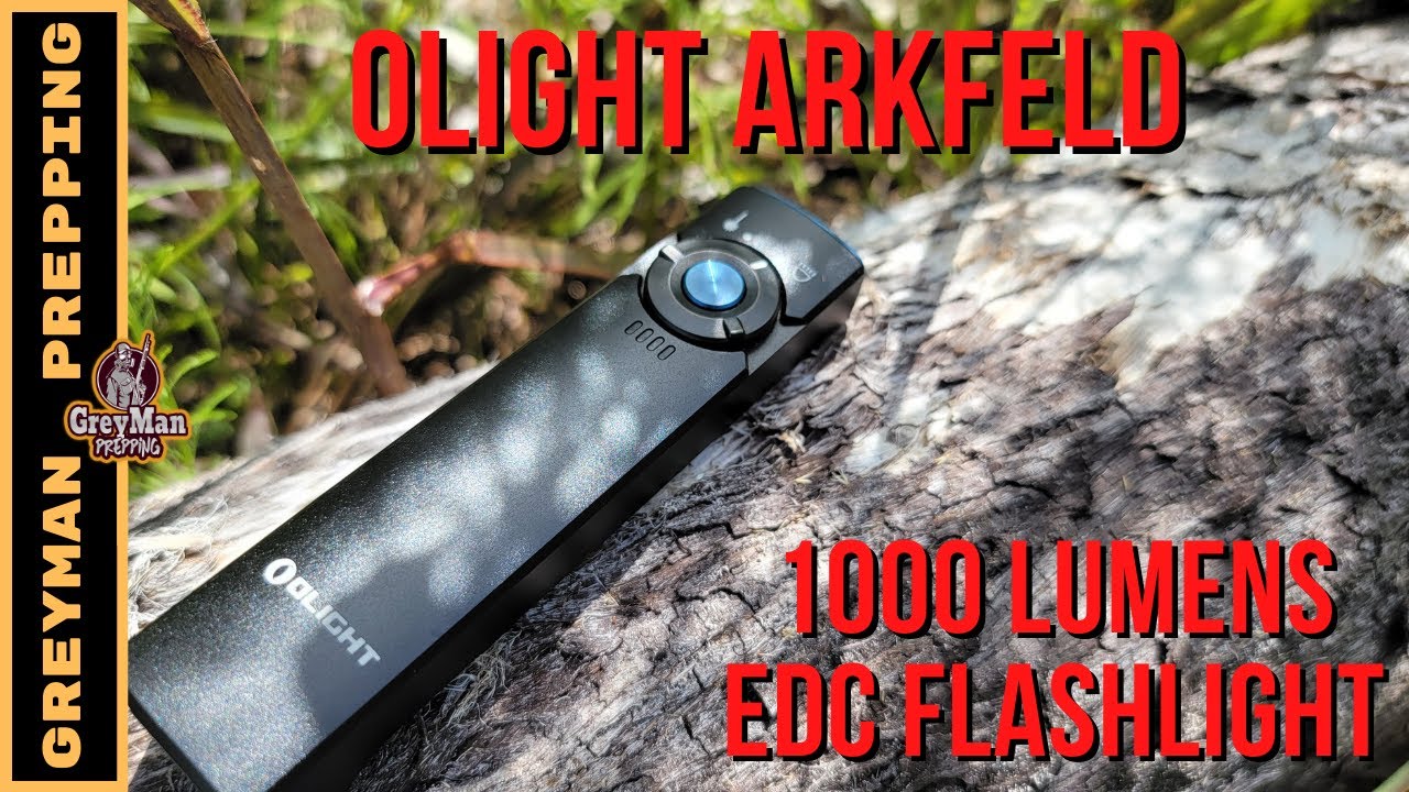 Olight Arkfeld 1000W Lumen EDC Flashlight - YouTube
