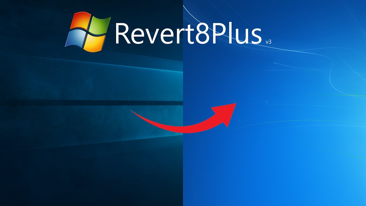 Transforming Windows 8/10/11 into Windows 7 with a single command ...