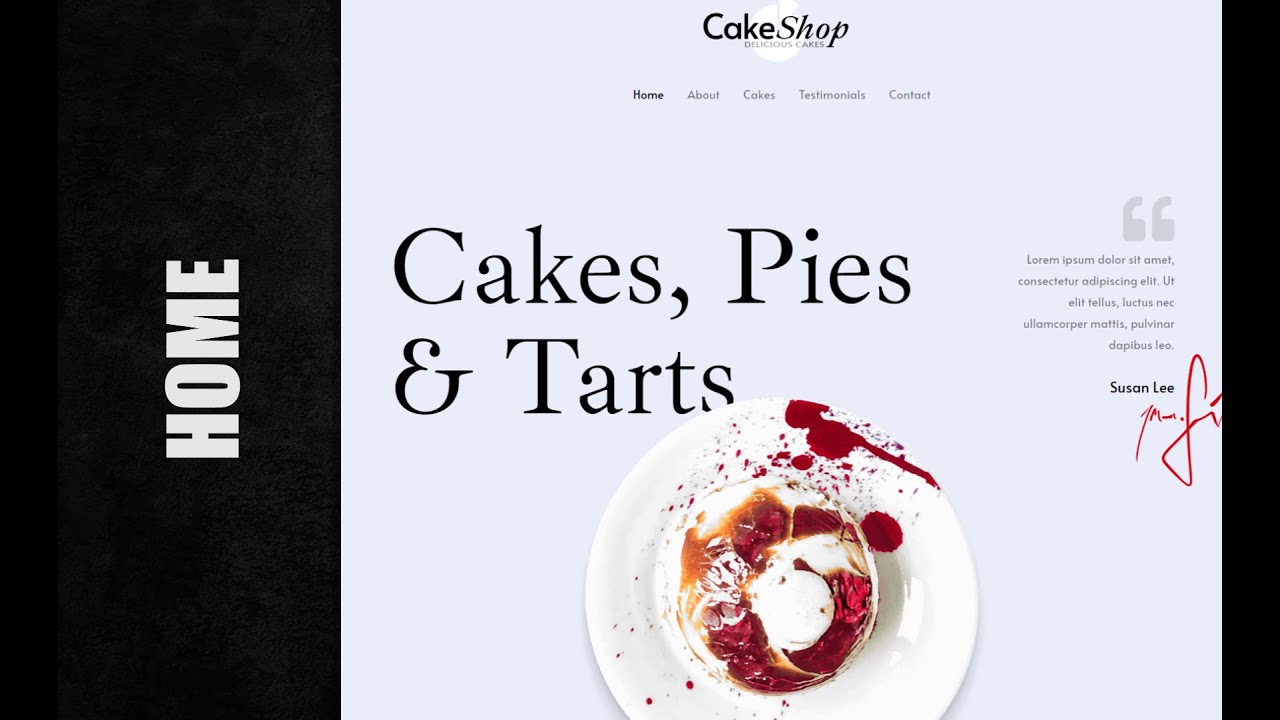 Cake Shop | Website Design | Amader Website | Best Website Design and ...