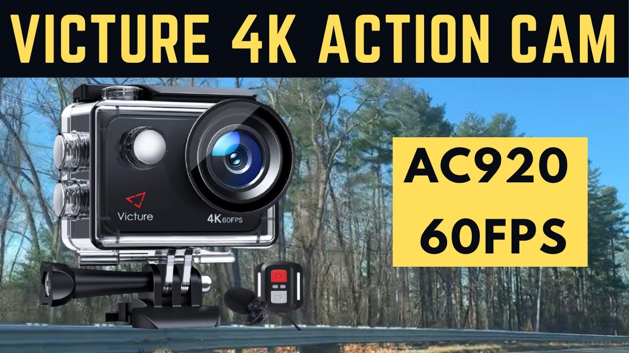 Victure AC920 4K 60FPS Touch Screen Action Camera Review - YouTube