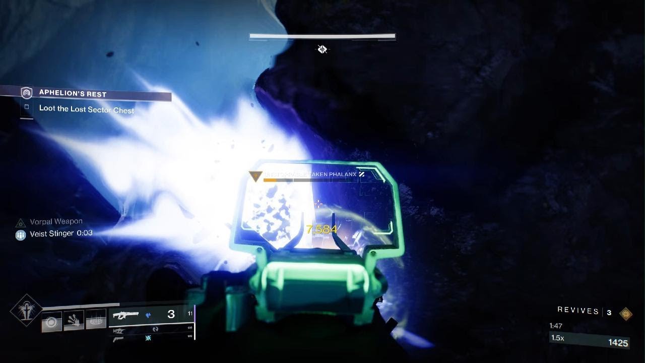 Destiny 2_Aphelion Reset Lost Sector legendary difficulty - YouTube