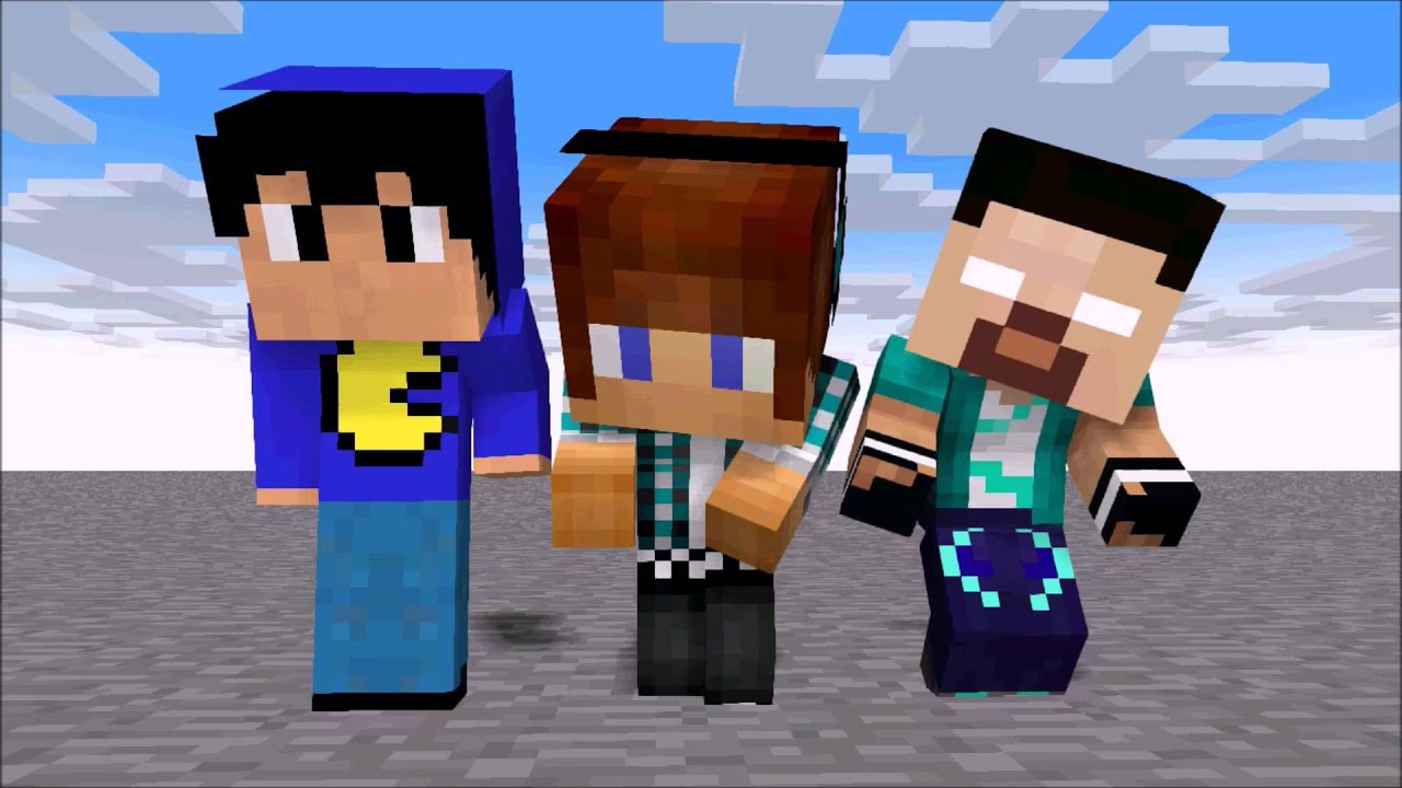 Minecraft Animation w/ AuthenticGames CASA DOS YOUTUBERS !! - Aventuras ...