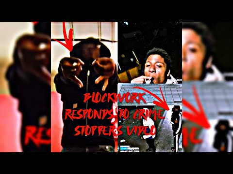 DRILL RAPPER BLOCKWORK RESPONDS TO CRIME STOPPERS VIDEO. BOOMIN AT CAR ...