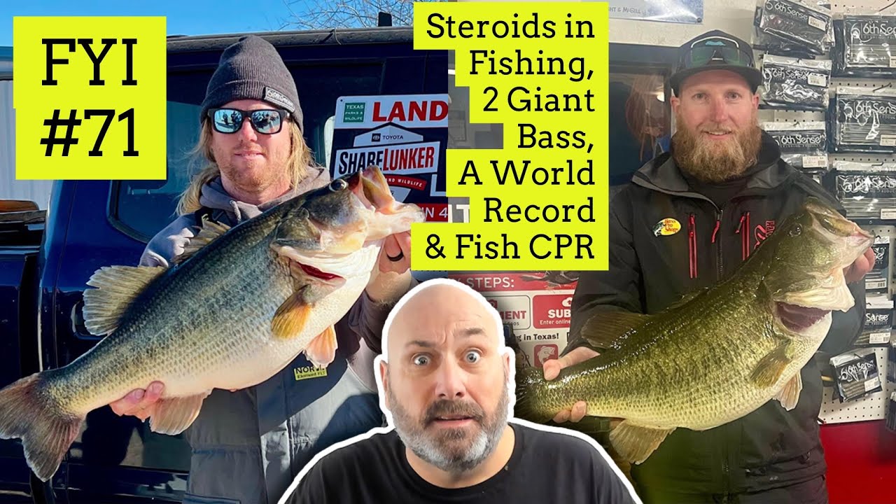 Steroids in Fishing, 2 Giant Bass, A World Record & Fish CPR on FYI -71 ...