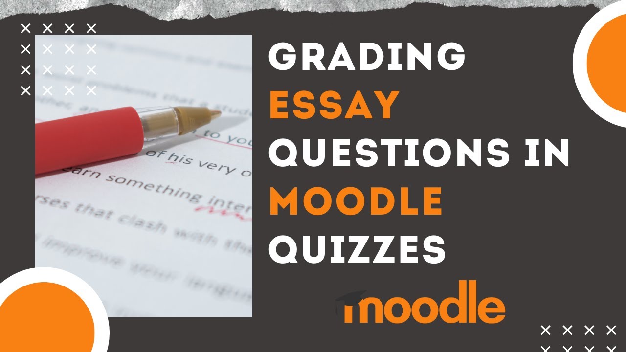 How to Grade Essay Questions in a Moodle Quiz - YouTube