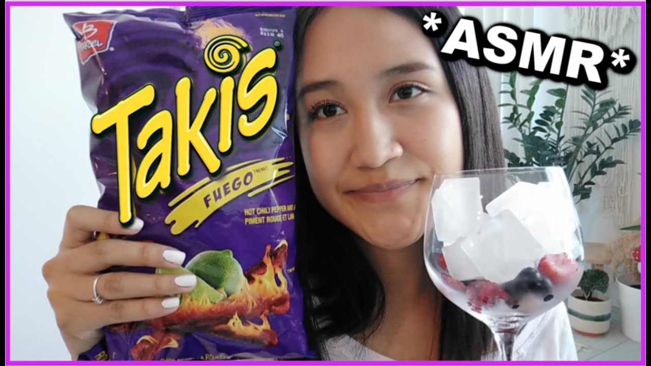 ASMR Eating TAKIS 🔥 MUKBANG ~ASMRILYN - YouTube