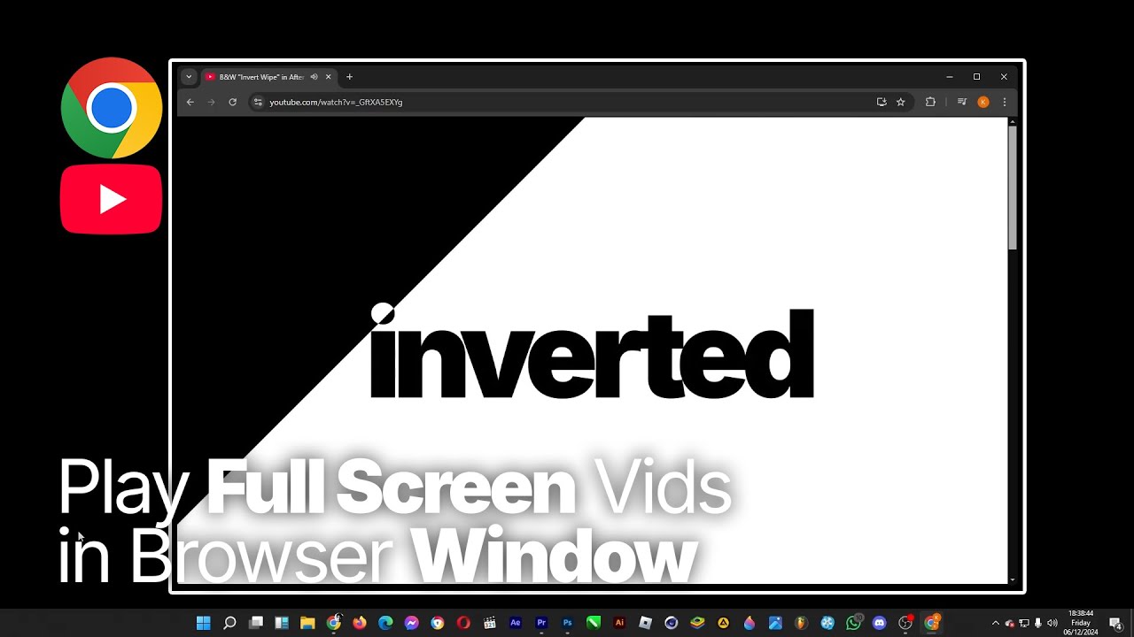 ⭐ MASTERCLASS: 🔵 How to Full Screen a Video in a Browser Window? | How ...