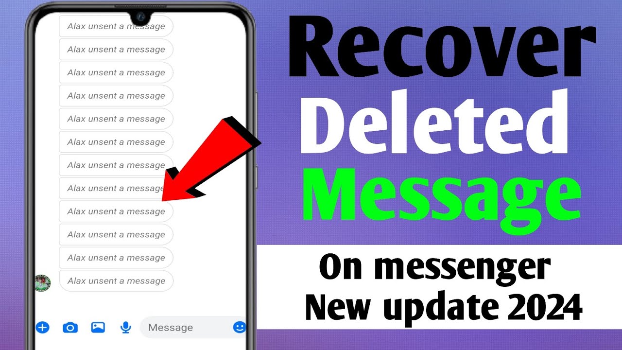 How To Recover Deleted Messages on Messenger (Update 2024) - YouTube
