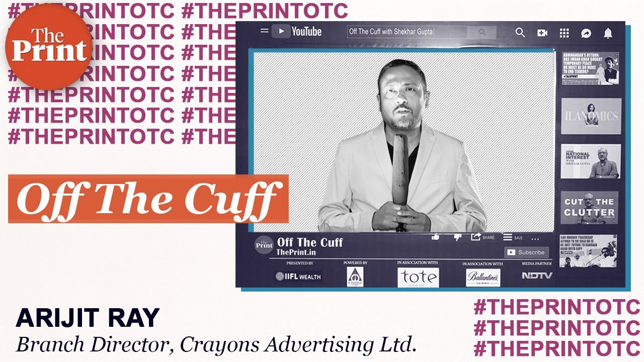 Arijit Ray at #ThePrintOTC with West Bengal Governor Jagdeep Dhankhar ...