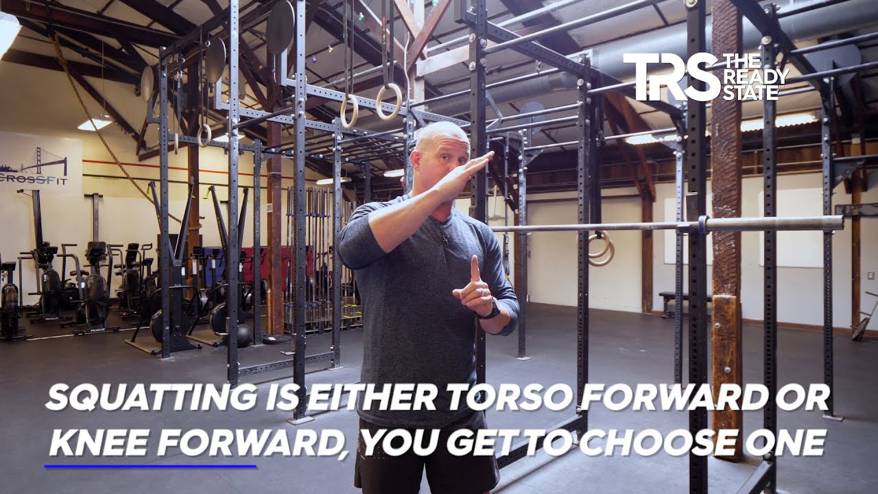 Squatting Is Either Torso Forward Or Knee Forward - YouTube