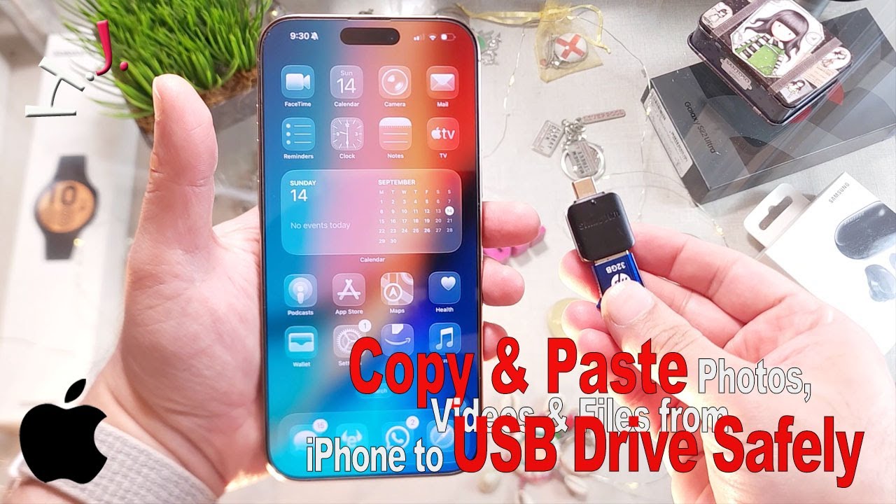 Copy & Paste Photos, Videos & Files 📲💾 from iPhone to USB Drive Safely ...