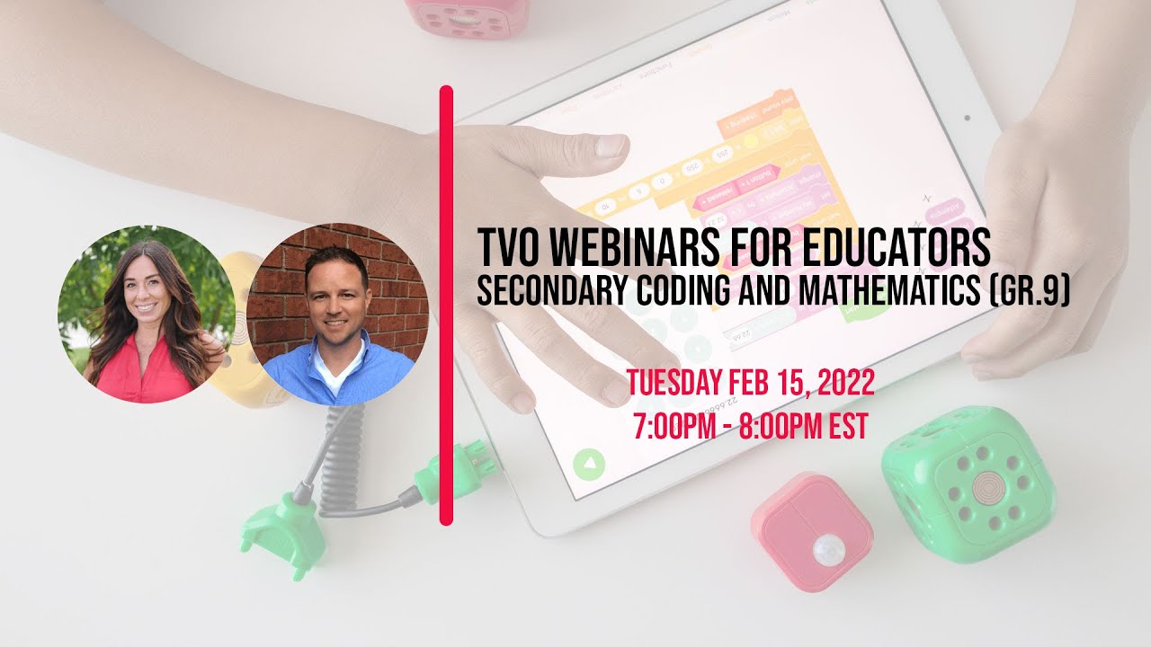TVO Webinars for Educators | Secondary Coding and Mathematics (Grade 9 ...