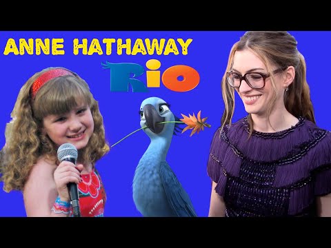Anne Hathaway Princess Diaries, Rio Movie & Music Rio Interview!