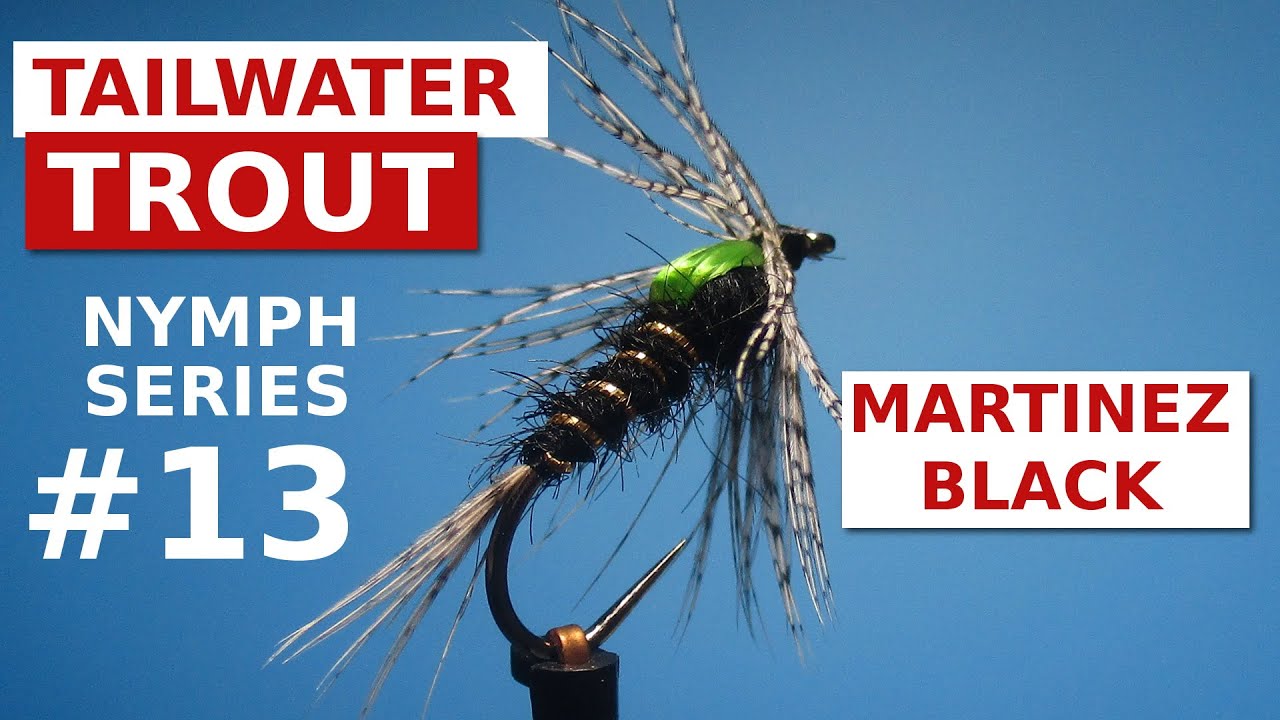 Martinez Black Nymph - Trout Fly Tying for Beginners - YouTube