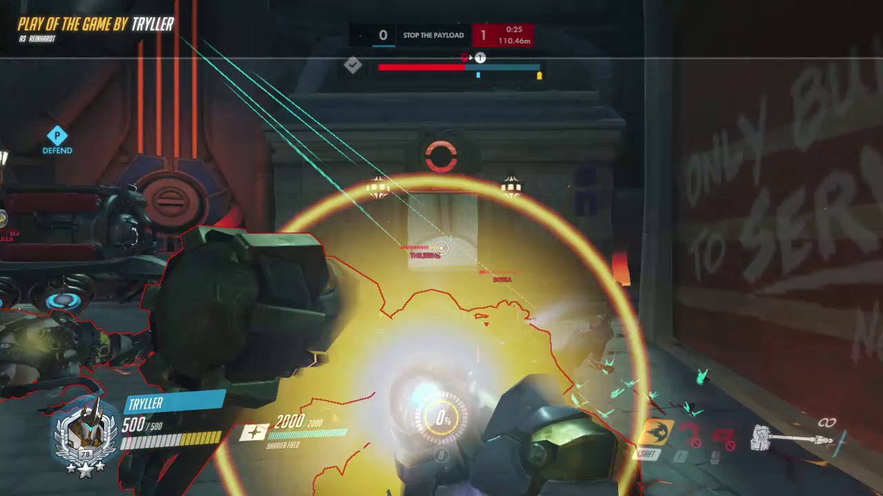 Reinhardt sneaky shatter - YouTube