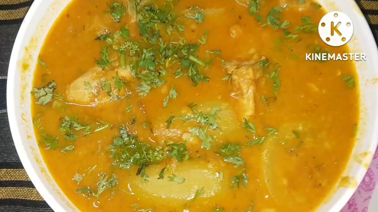 Bahut hi Aasan tarike se chicken Daal Gosht ki recipe.chicken daal ...