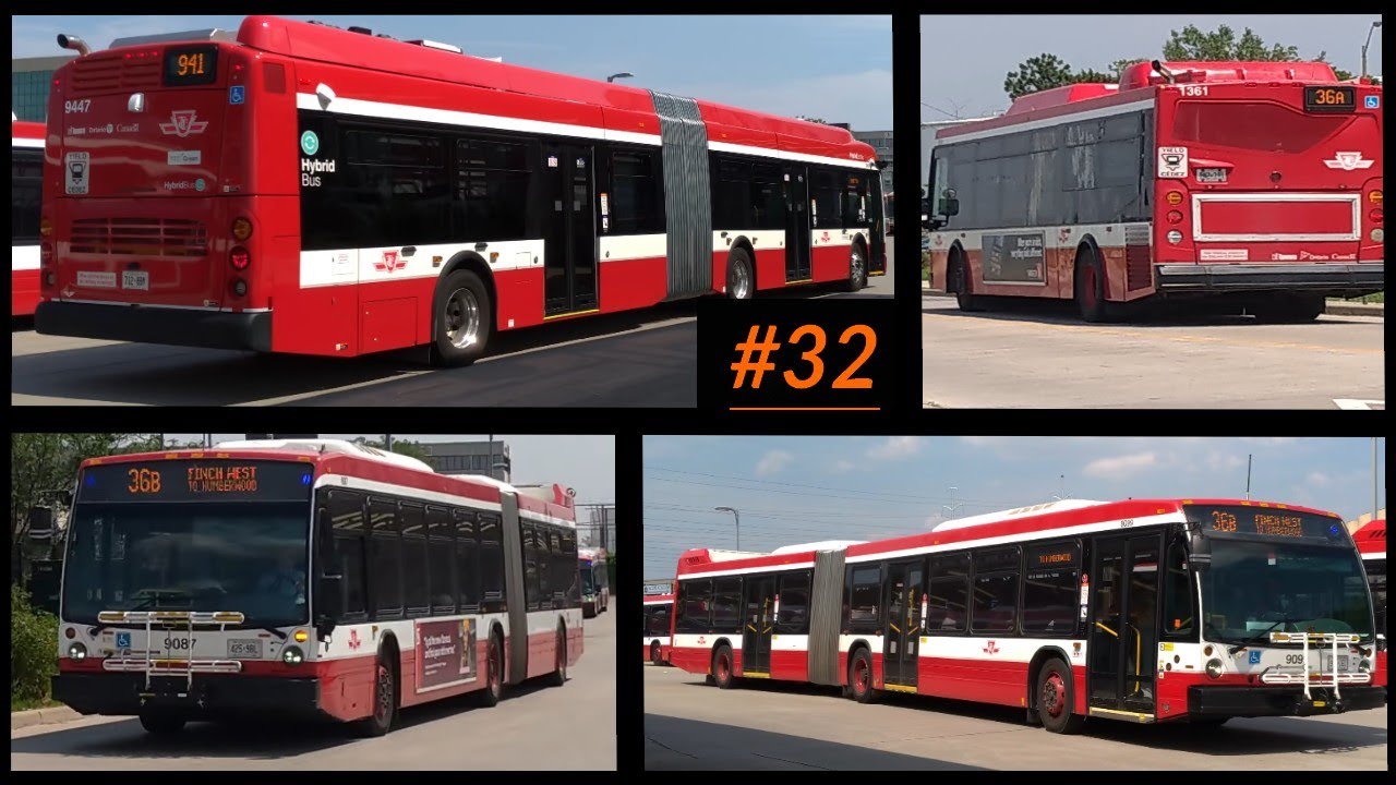 FINCH WEST - TTC Bus Compilation #32 - YouTube