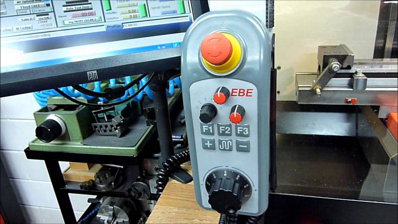 Pendant with Pokeys and Mach3 - YouTube